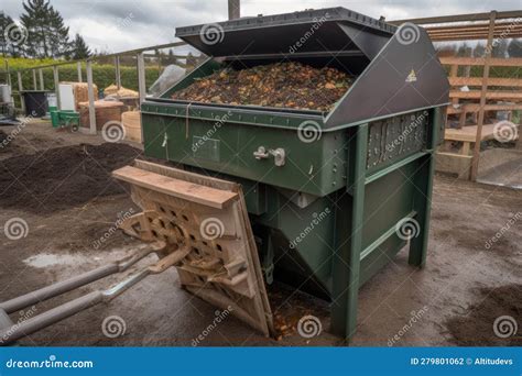 Composting System With Automatic Turner Keeping Compost Aerated And