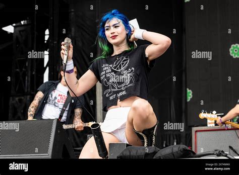 Kat Moss Of Scowl Performs During Sonic Temple Art And Music Festival