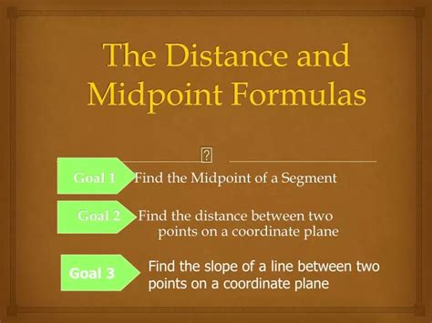 PPT The Distance And Midpoint Formulas PowerPoint Presentation Free Download ID