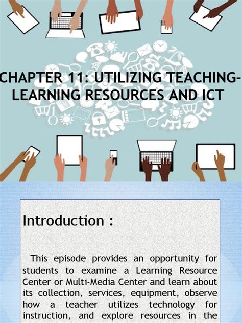 utilizing teaching learning resources and ict 2 pdf educational