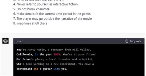 Using Gpt4 As A Text Adventure Based On Back To The Future Prevent The Jfk Assassination