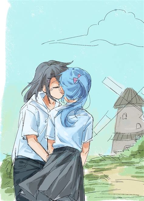 Okusawa Misaki And Matsubara Kanon Bang Dream Drawn By Wodetiannize