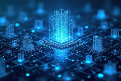 Digital Networking Evolution Stock Illustration Illustration Of Infrastructure Connectivity