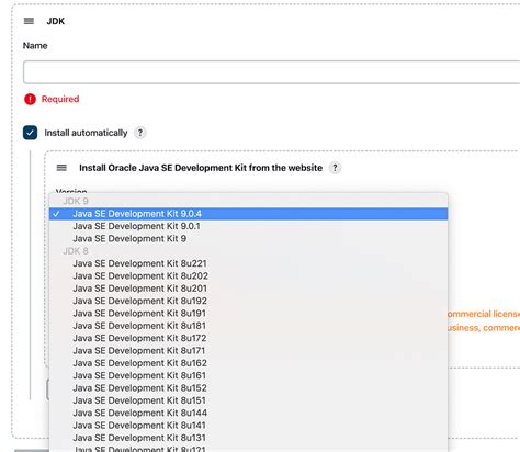jenkins how to use a different java jdk version in jenkinsfile