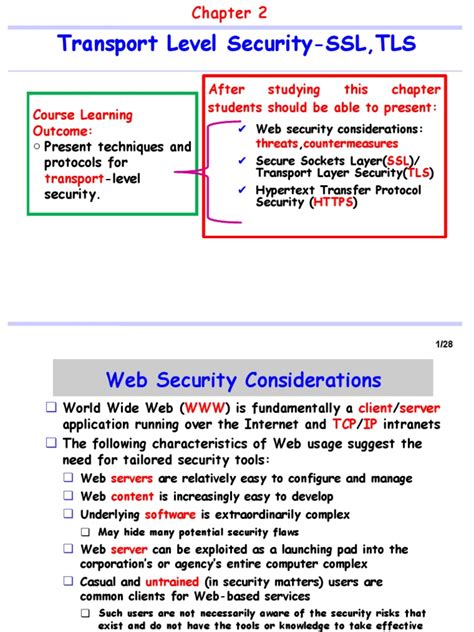 Chapt2 Transport Level Security Ssl Tls Pdf Transport Layer Security Hypertext Transfer