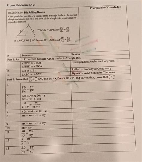 solved prove theorem 6 10 prerequisite knowledge theorem