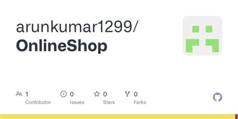 Arun Kumar J On Linkedin Github Arunkumar1299onlineshop