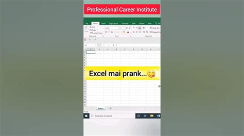Excel Prank😱 Excel Viral Tips And Tricks🔥 Shorts Tricks Excel Video