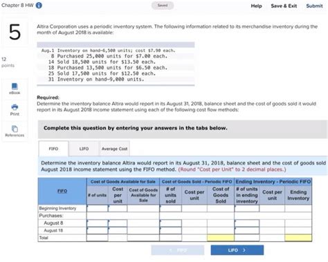 solved chapter 8 hw saved help save and exit submit 5 altira