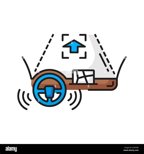 Driverless Autonomous Car On Road Self Driving Vehicle With Radar