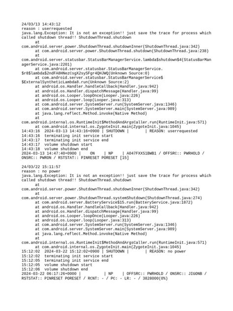 Power Off Reset Reason Pdf Java Programming Language Java Platform