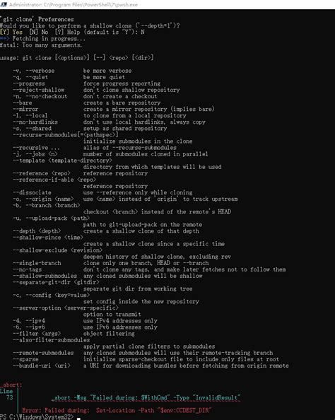 Install Script Abort When Turn Off Shallow Clone · Issue 674 · Ayamirnvimdots · Github