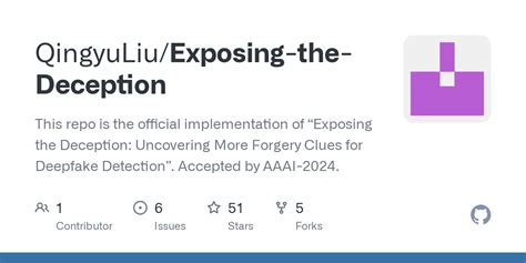 exposing the deception framework pdf at main · qingyuliu exposing the