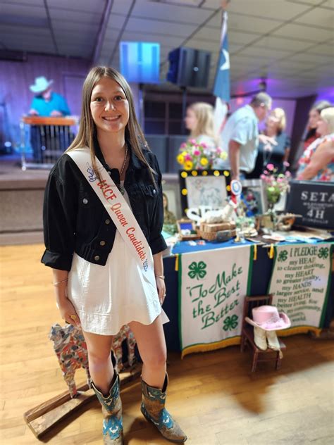 Seta Naylor 155th Washington County Fair Queen Candidate Brenham Tx