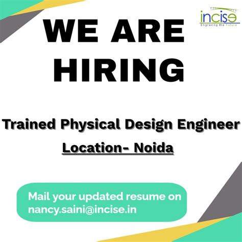 Nancy Saini On Linkedin Hiring Interested Physicaldesign