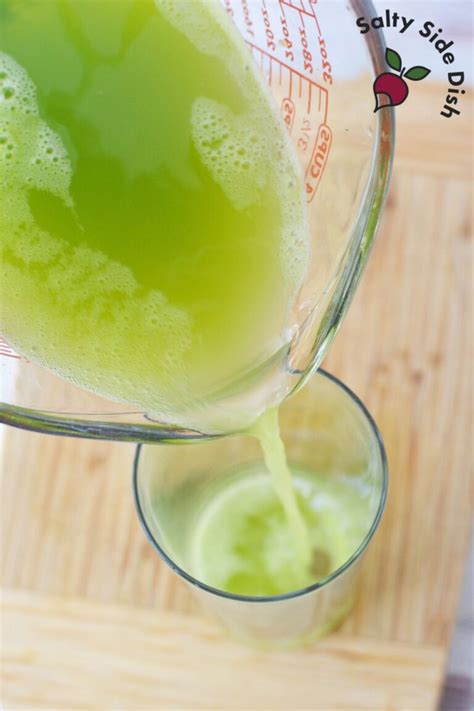 Homemade Celery Juice Recipe Without A Juicer Salty Side Dish