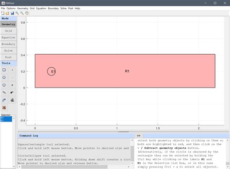 featool multiphysics documentation flow around a cylinder