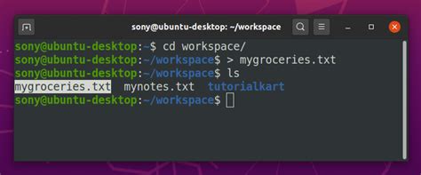 Linux Create File