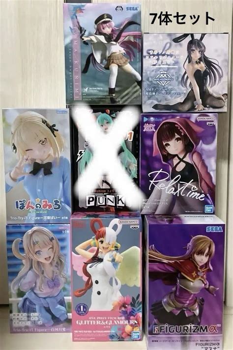 美少女フィギュア まとめ売り 初音ミク 白河月愛 ぽんのみち バニー メルカリ