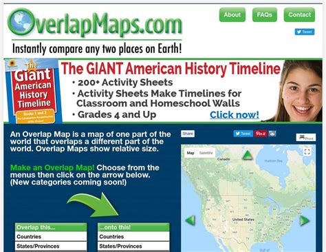 overlap maps graphic for 9th 10th grade lesson planet