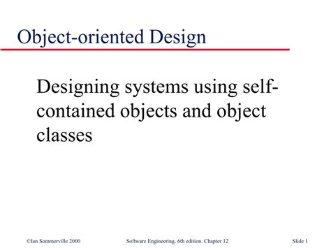 Ppt Object Oriented Design Powerpoint Presentation Free Download Id5855554
