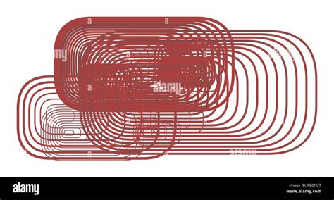 Abstract Rounded Rectangle Geometric Pattern Colorful And Artistic For Graphic Design Catalog