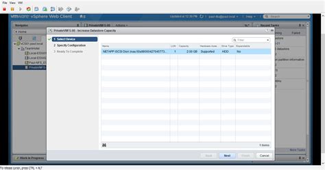 Vsphere Lab 11 Managing Vmfs Datastores Net701 Enterprise Infrastructures