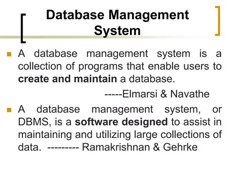 Database Lecture 1ppt Databases Computer Software And Applications