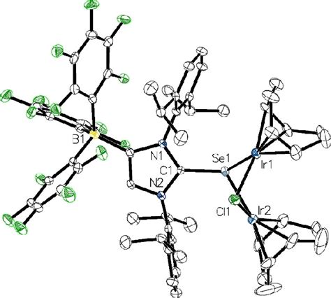 Molecular Structure Of 16 In 16 · 0 5 Thf·0 5 Hmdso With Thermal