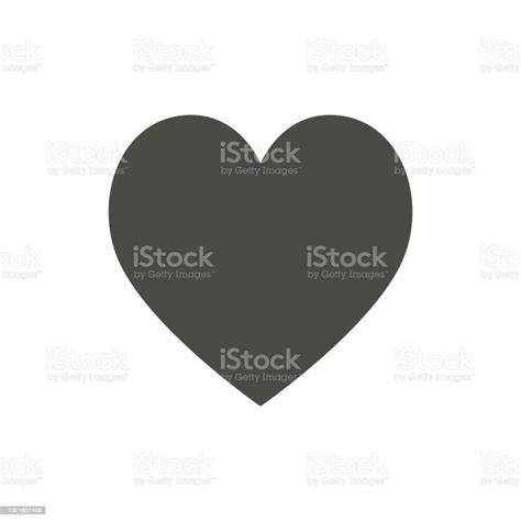 심장 아이콘 벡터 같은입니다 사랑 기호입니다 최신 유행 플랫 Ui 표시 디자인입니다 웹 Si에 대 한 심장 그래픽 그림 0명에