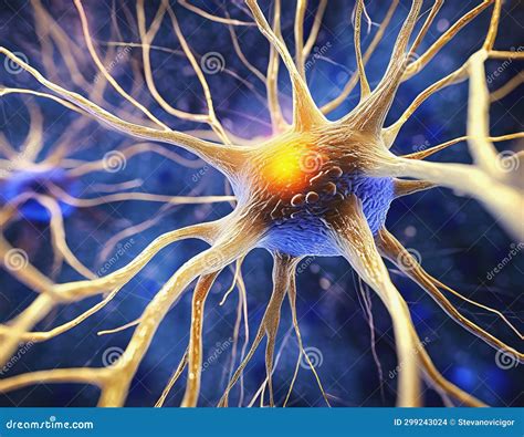 Brain Cell Synapse Stock Illustration Illustration Of Synapse 299243024