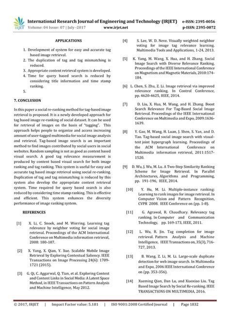 Social Re Ranking Using Tag Based Image Search Pdf