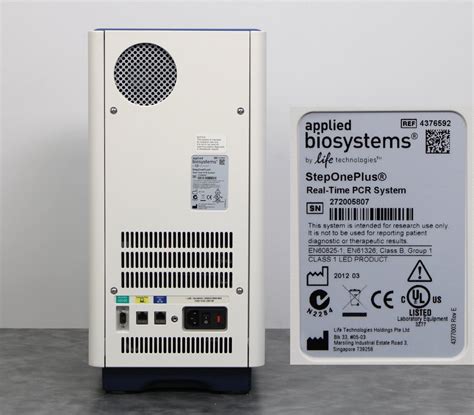 Applied Biosystems Steponeplus 4376592 96 Well Real Time Pcr System