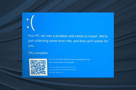 Registry Filter Driver Exception Tackle Bsod Issues In Windows 11