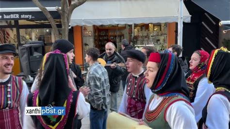 ΣΕ ΠΡΩΤΟΧΡΟΝΙΑΤΙΚΟΥΣ ΡΥΘΜΟΥΣ Η ΑΓΟΡΑ ΤΗΣ ΞΑΝΘΗΣ ΚΑΛΑΝΤΑ ΠΑΙΔΙΚΕΣ ΦΩΝΕΣ ΚΑΙ ΕΥΧΕΣ ΓΙΑ ΤΟ ΝΕΟ