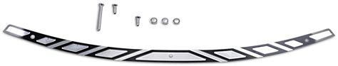 Klock Werks Black Chrome Aztec Fairing Windshield Trim 2014 2021 Harley