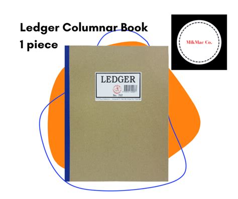 Ledger Columnar Book 1 Piece Lazada Ph