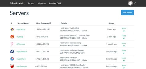 SetupServer FREE Virtual Private Server VPS Management