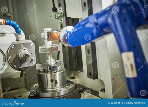 Robot Load Unload System Of Cnc Wheel Gear Cutting Machine Automation And Robotics In Cutting