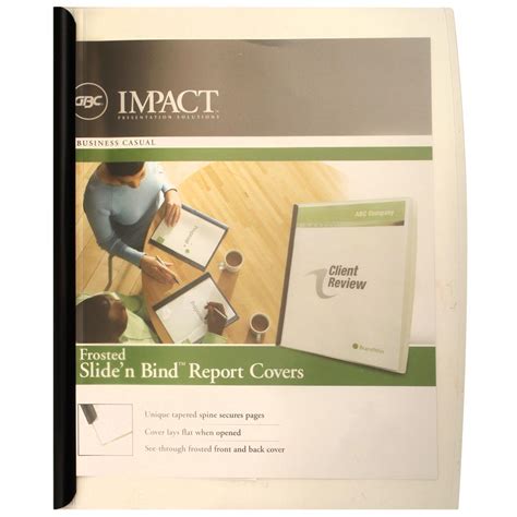 Sliden Bind Report Covers 10 Count Package