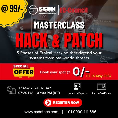 Ssdn Technologies On Linkedin Hackpatch Webinar Masterclass