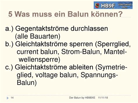 Der Balun und seine Geheimnisse - ppt herunterladen