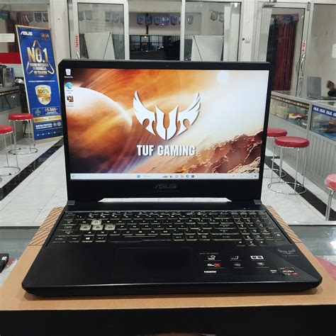Jual Laptop Gaming Asus TuF FX505DU Ryzen 7 RAM 8GB SSD 512GB Layar IPS FHD 120Hz GTX 1660Ti 6GB
