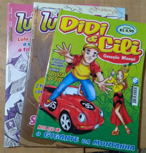 Gibi Escala Didi e Lili Geração Manga diversos valor de cada Casa do Colecionador