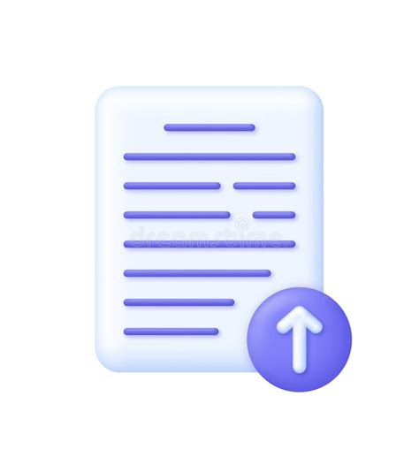 archivo de carga 3d signo de arrastrar y soltar concepto de documento