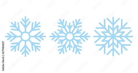 White Snowflakes Vector