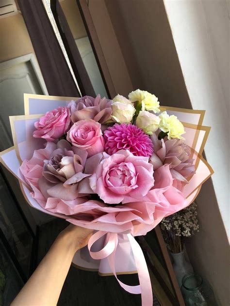 Букет цветов нежный Букет цветов Букет Розовый букет