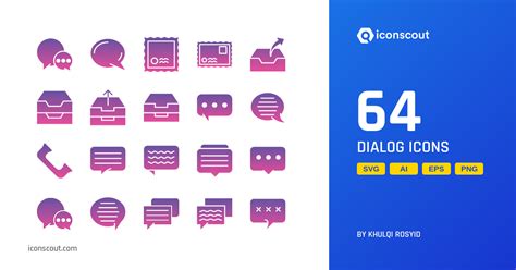 Dialog Icon Pack 64 Free Download Miscellaneous Icons Iconscout
