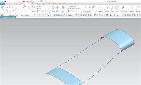 bridge curve in nx 12 grabcad tutorials