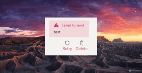 Failed To Send Messages To A Group Chat In Teams
